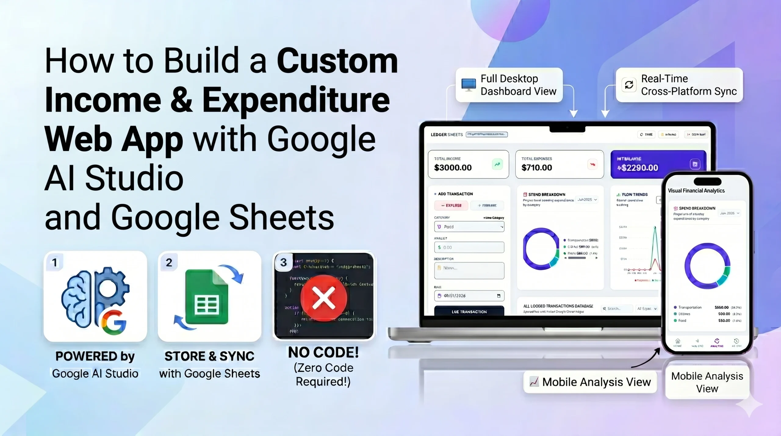 How to Build a Custom Income & Expenditure Web App with Google AI ...
